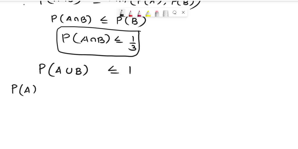 SOLVED: 9.A and Bare events so that PA or B=0.4,PA and B=0.3 aWhat is ...