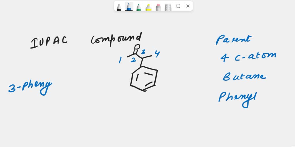 SOLVED: Which name(s) fit this structure? 3-benzyl-2-butanone or 3 ...