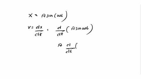 The velocity of a particle moving along the x axis varies...