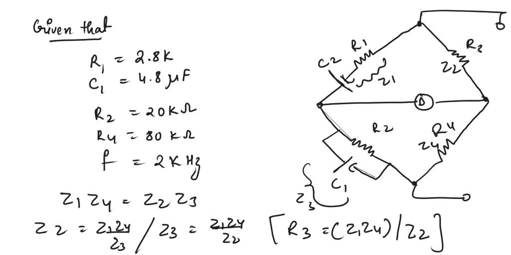 Analyze and determine the equivalent parallel resistance and capacitance values that cause a ...