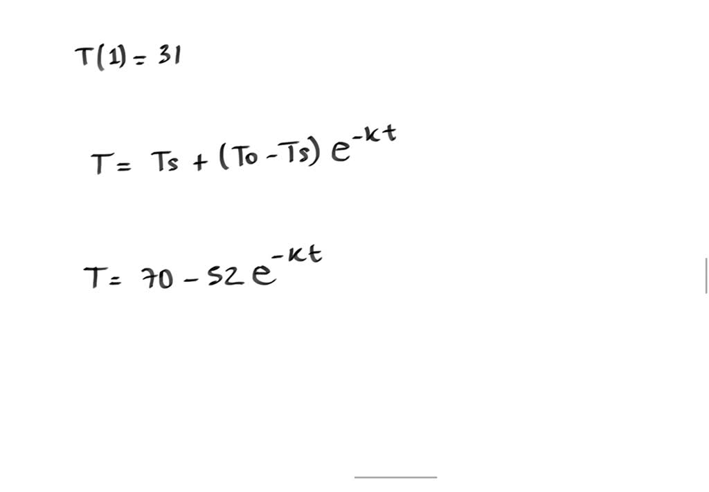 SOLVED: A thermometer reading 18^∘F is brought into a room where the temperature is 70^∘F ; 1 ...