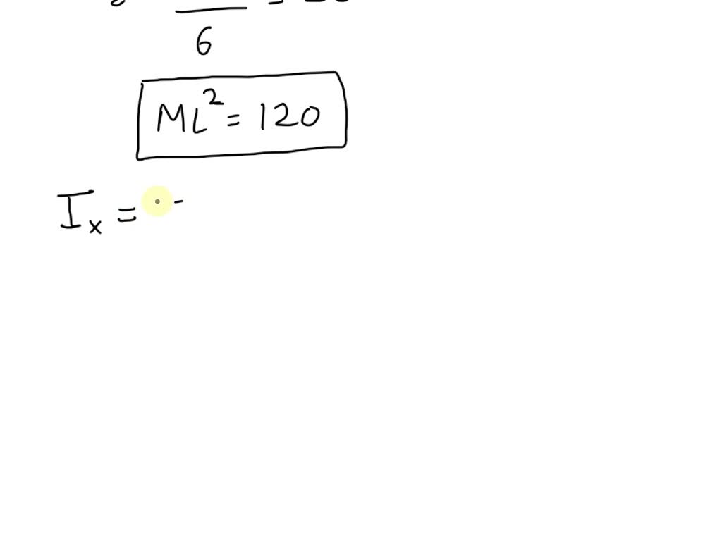 SOLVED: The moment of inertia of a square lamina about the ...