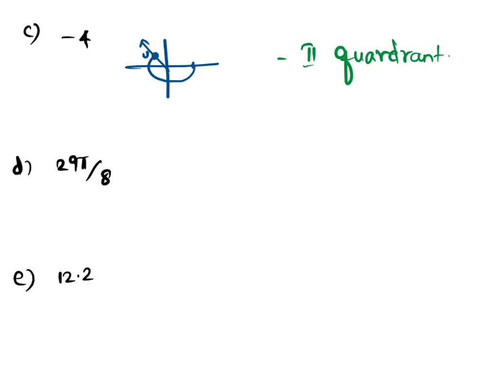 SOLVED: Show by figure the location on U of the terminal point of the ...