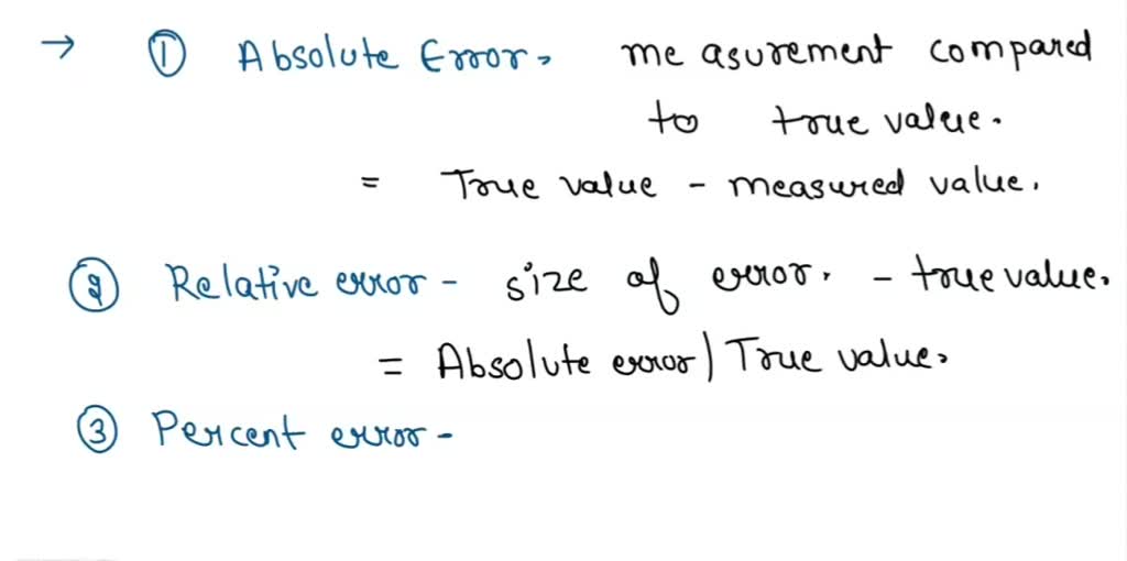 SOLVED: What are at least 2 possible sources of error in your ...