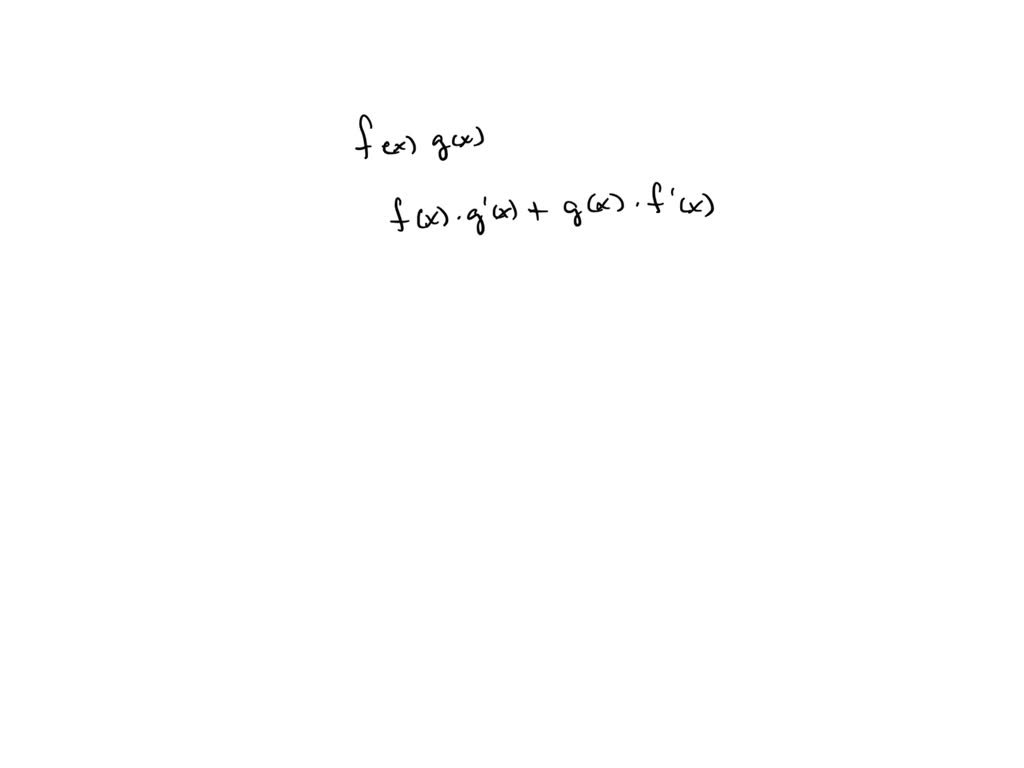 SOLVED: true or false with explanation: 1. the product rule does not ...