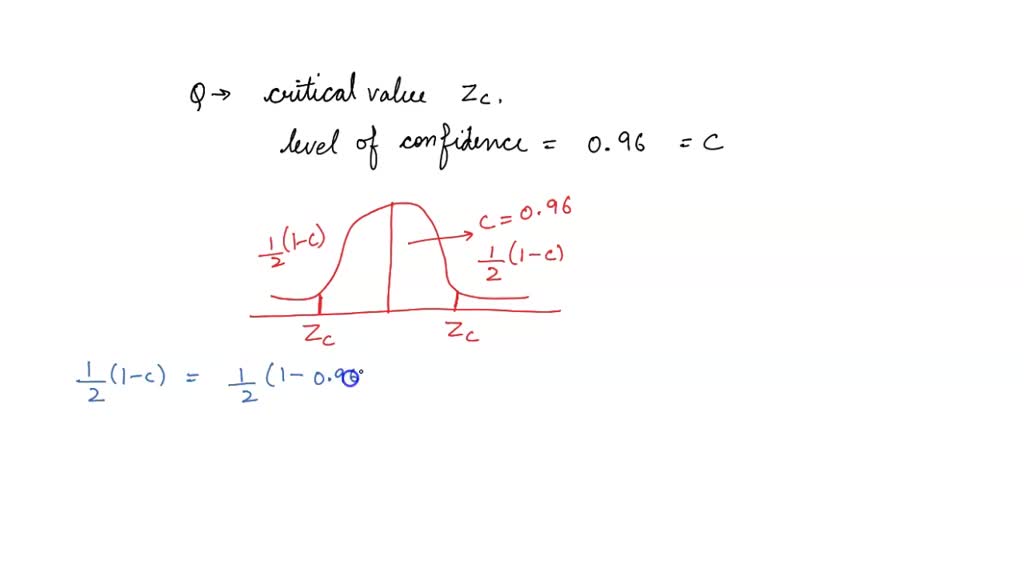 SOLVED: Find the critical value Zc necessary to form confidence ...