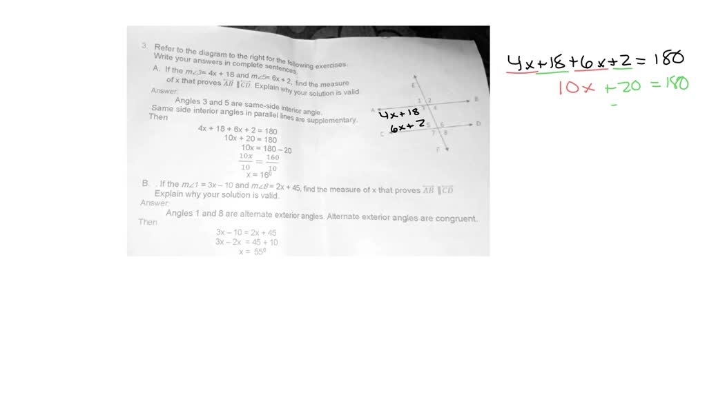 SOLVED: Refer to the diagram to the right for the following exercises ... SOLVED: Refer to the diagram to the right for the following exercises ...