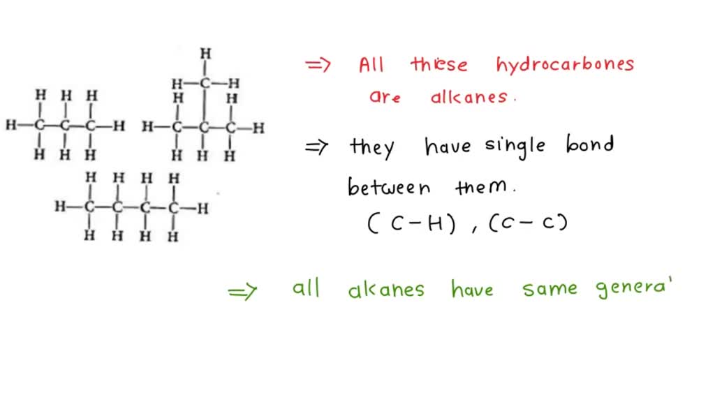 SOLVED: 'The structures of three hydrocarbons are given below Which ...