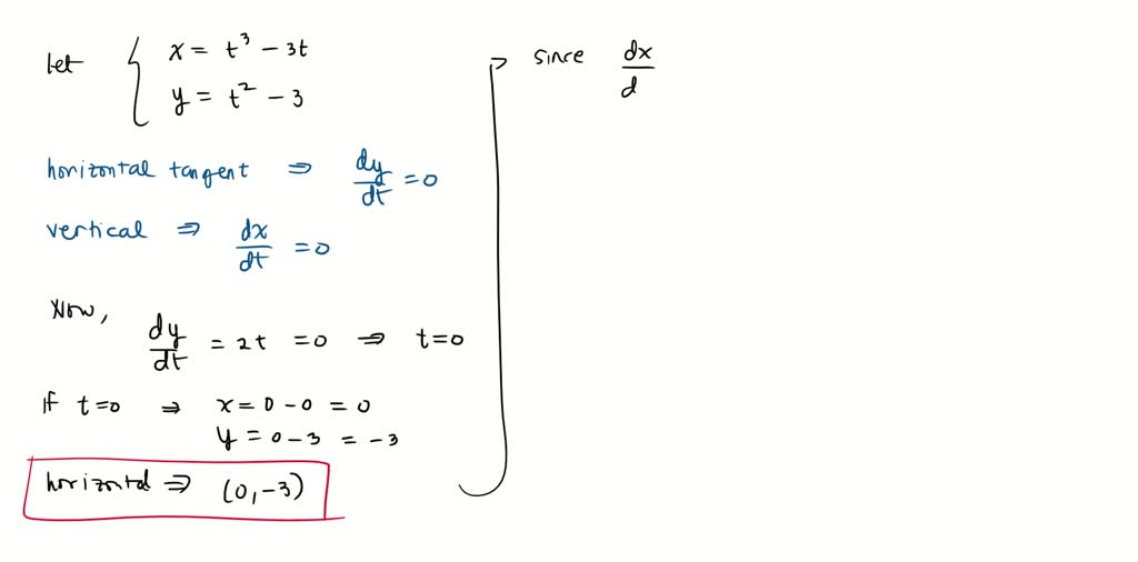 SOLVED: Find the points on the curve where the tangent is horizontal or vertical. If you have a ...