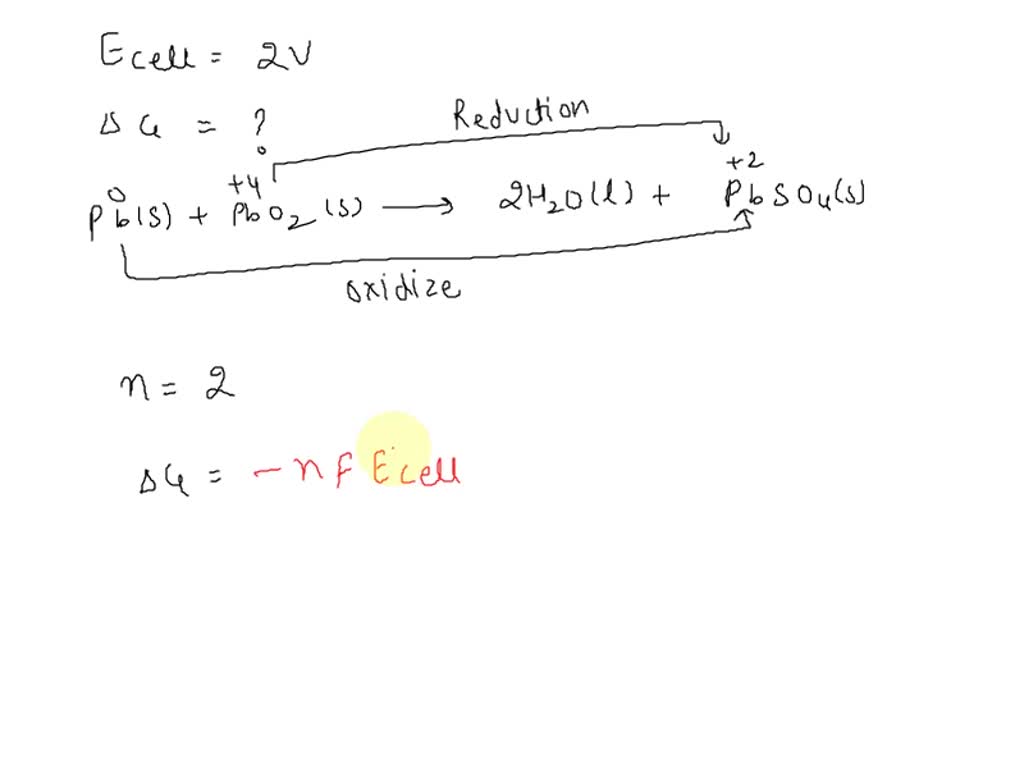 A cell in a lead-acid battery delivers exactly 2.00 V of cell potential ...