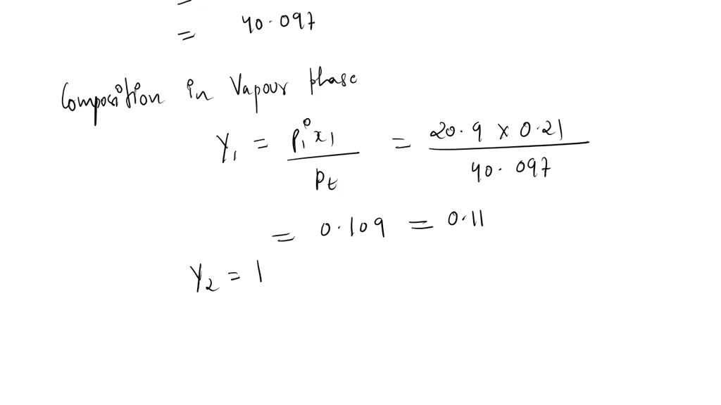 SOLVED: 1-Propanol (Pâ‚ =20.9 Torr at 25 Â°C) and 2-propanol (Pâ‚‚=45.2 Torr at 25 Â°C) form ...