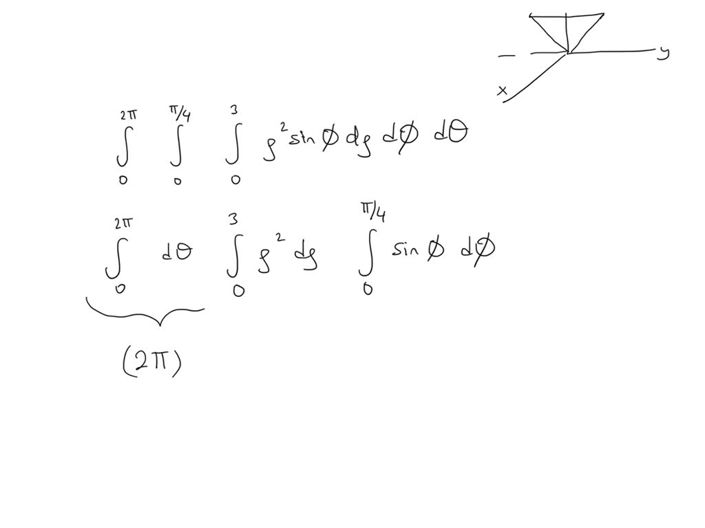 SOLVED: Consider thc following two solids: the ball of radius 3 ...