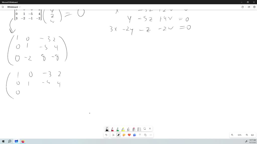 Solved Find Bases For The Null Spaces Of The Matrices Given In