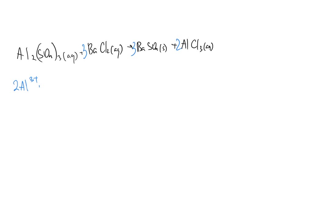 SOLVED: Predict the products of the reaction of aqueous solutions of ...
