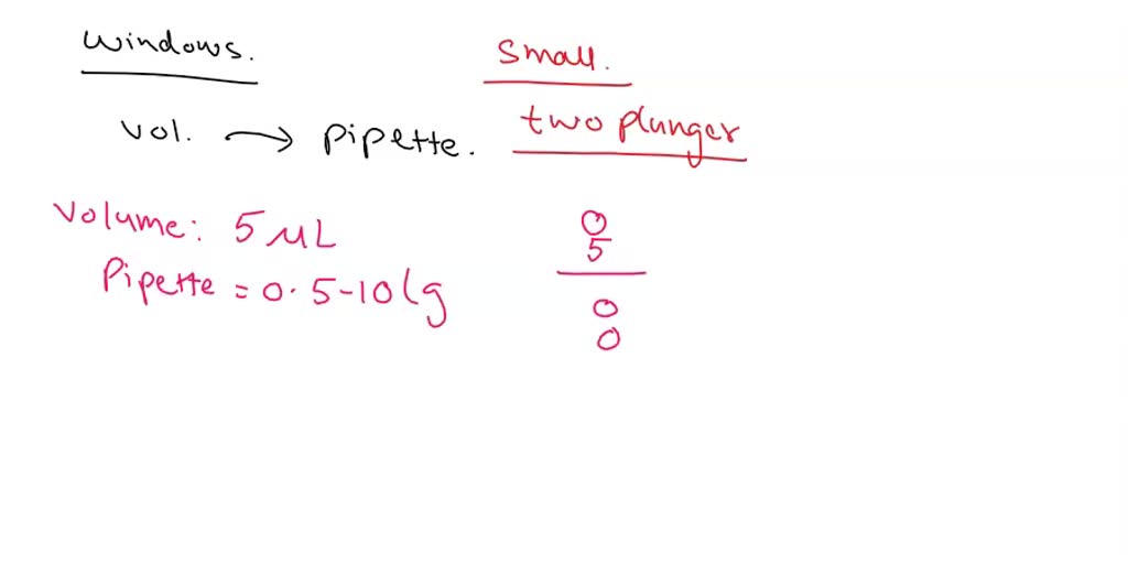 SOLVED: A p20 pipette is pictured. Drag the correct numbers to the ...