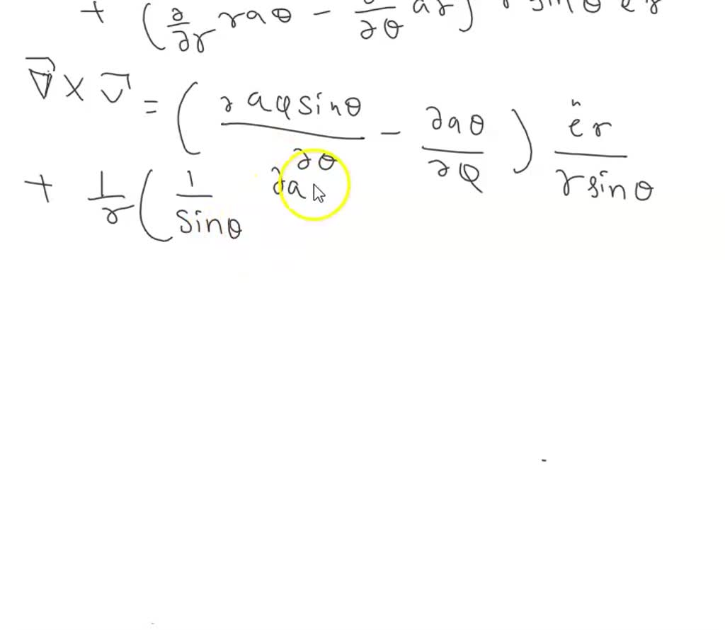 SOLVED: For a vector field V, show explicitly that 𝛻.𝛻×𝑉=0; that is ...