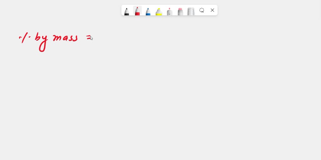 Solved Calculate The Percent By Mass Of Potassium Nitrate In A Solution Made From 45 0 G Kno3