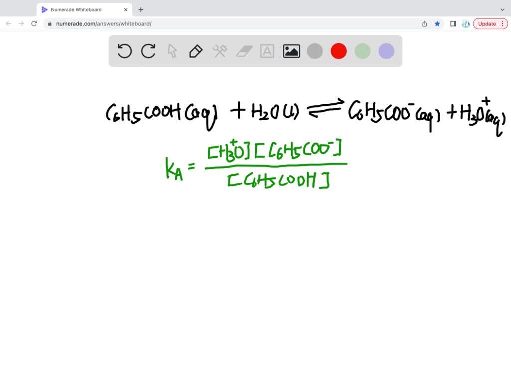 SOLVED: Consider the reaction: 1. HC2H3O2 + H2O ⇌ H3O + + C2H3O2 ...