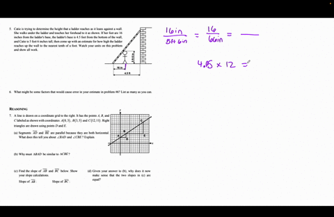 SOLVED: 'Katie is building barn, as shown. She wants the roof height to ...