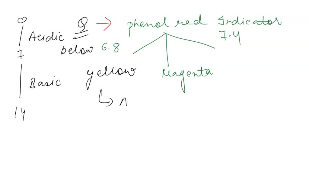 SOLVED: PH Question: 1. If a solution with phenol red indicator turns ...