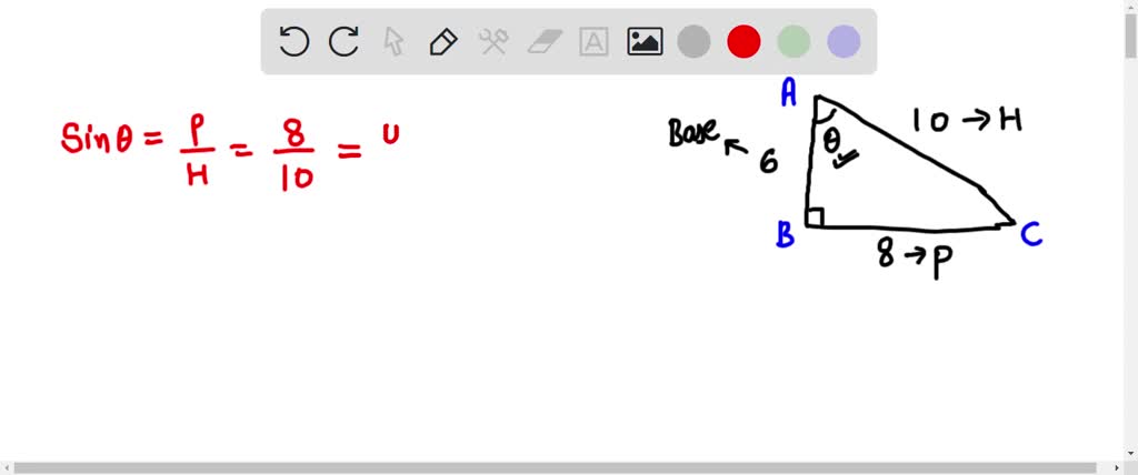 SOLVED: II. Identify the equivalent of the following trigonometric ratio given the figure below ...