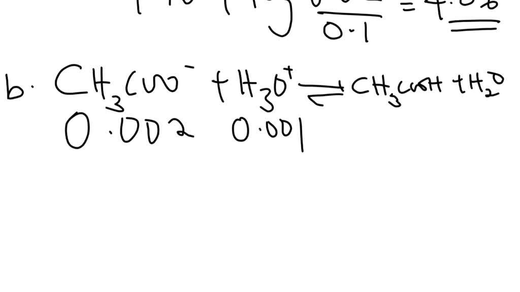 Solved Question 4 A Calculate The Ph Of A Solution Initially 0 1 M In Acetic Acid And 0 02 M