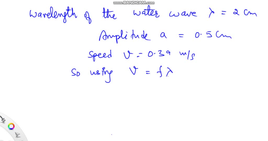 SOLVED: The graph shown in the diagram below, shows water wave. The ...