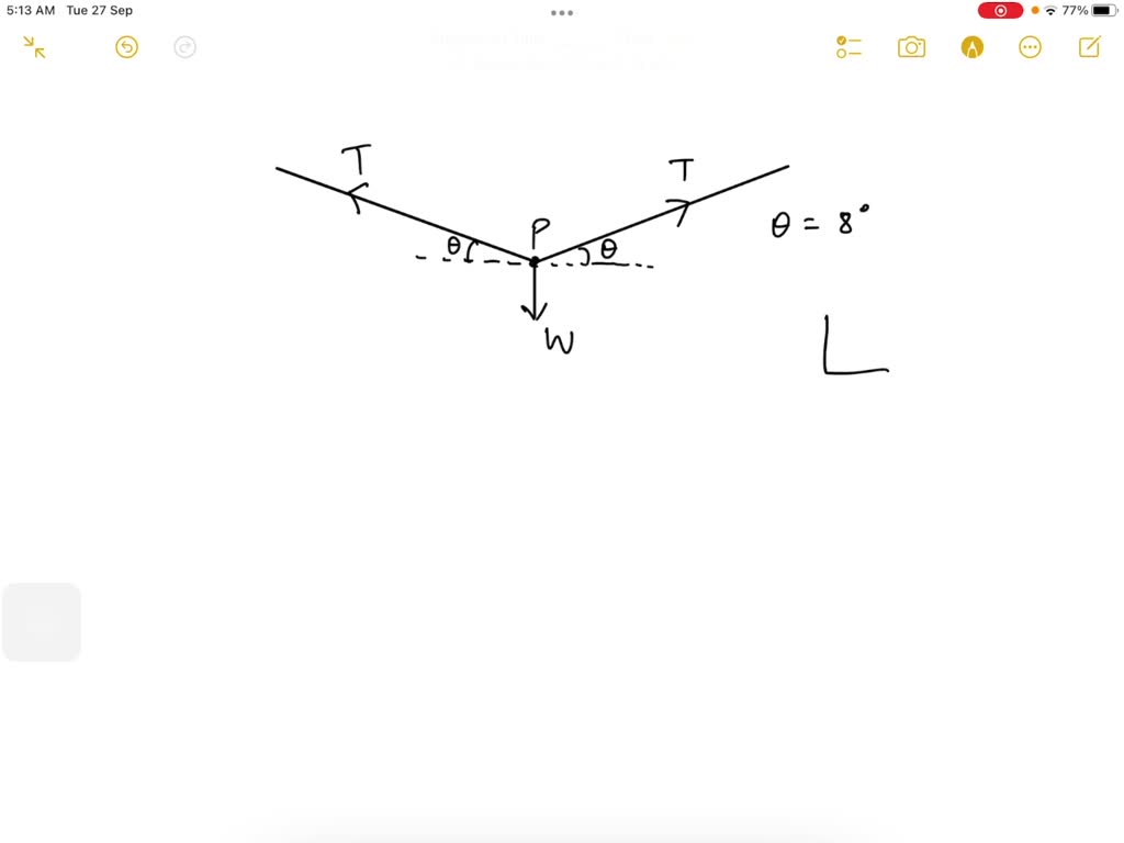 SOLVED: Consider a wire is stretched between the tops of two identical ...