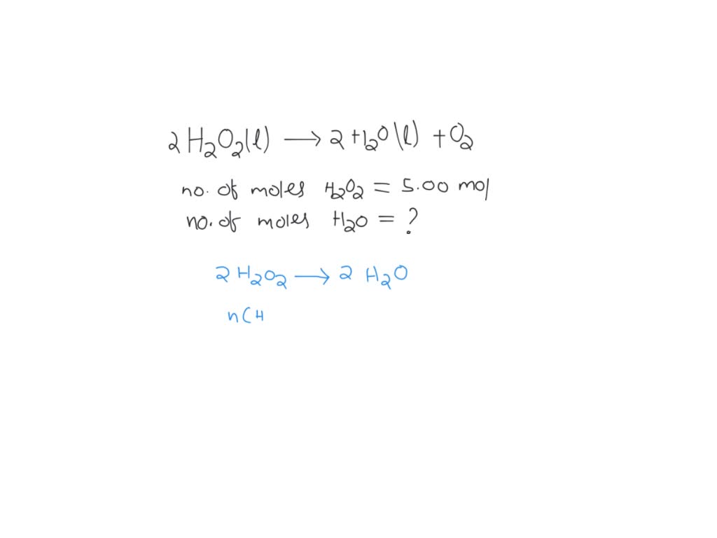 SOLVED: 8. Given the following decomposition reaction, calculate the ...