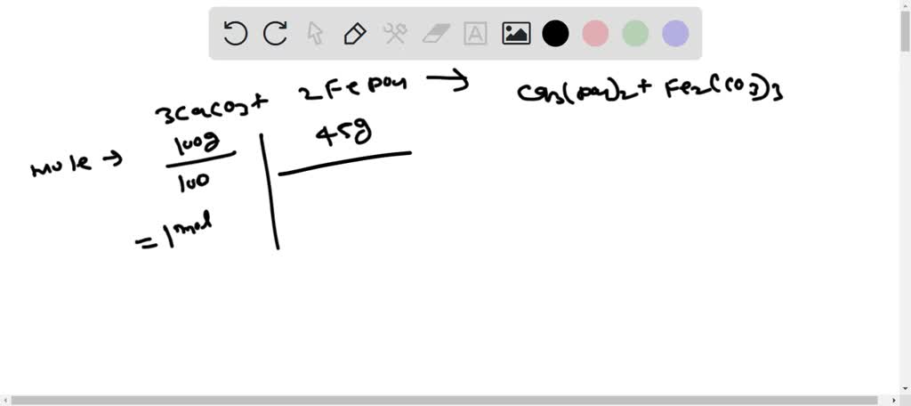 SOLVED: For the following reactions, find the following: 1) Which of ...