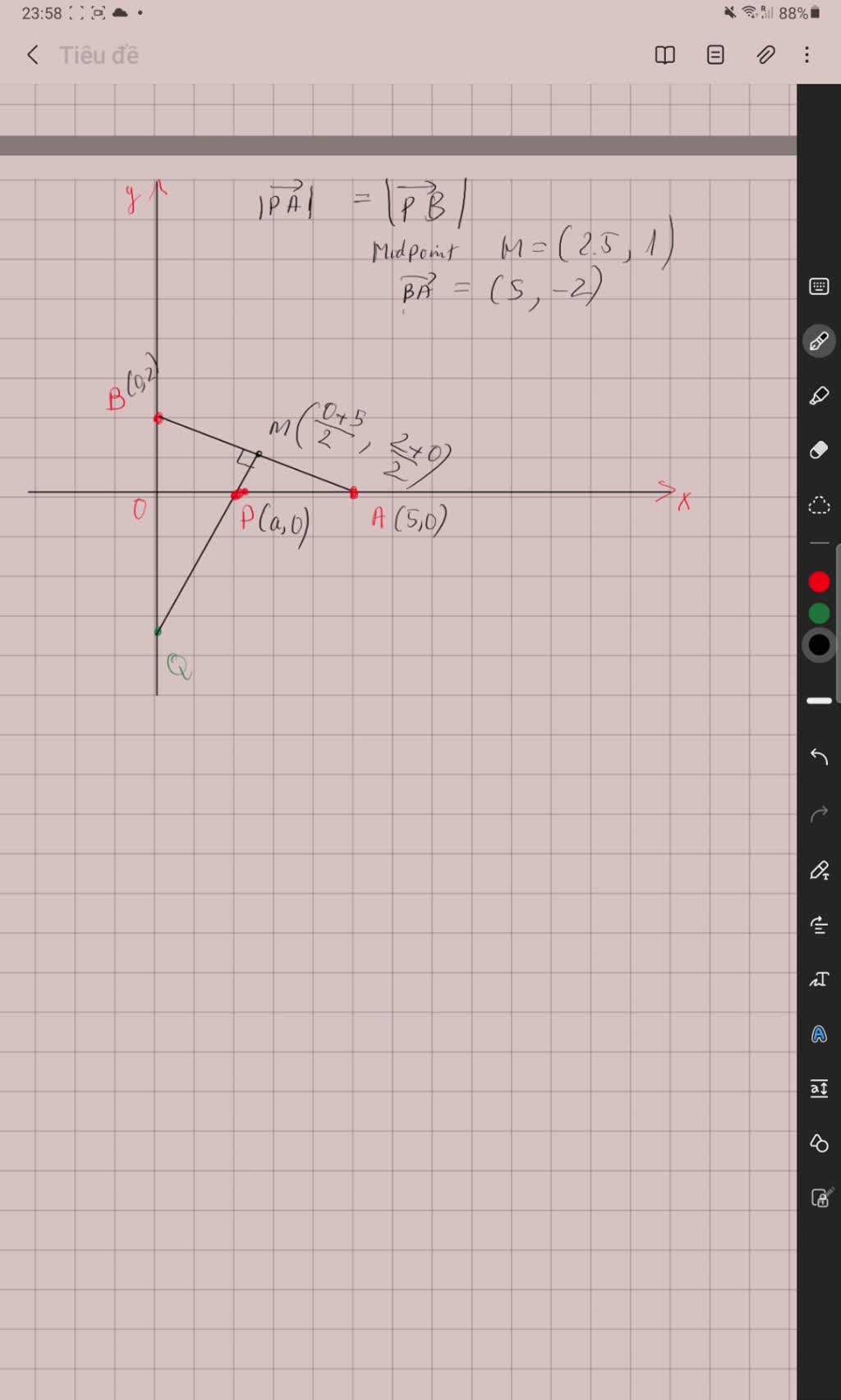 Matching points A and B. If the coordinates of a load are located at ...