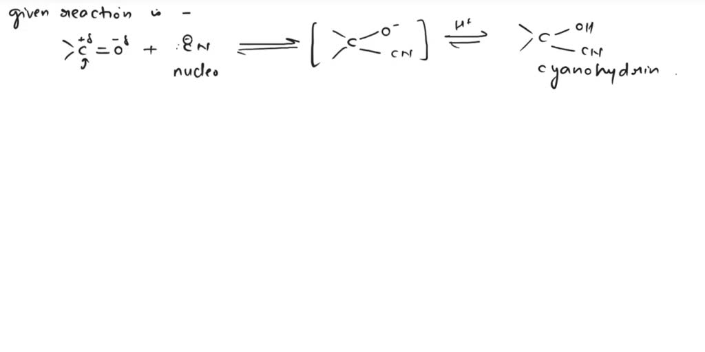SOLVED: CN NJ: NJ 'OH Nucleophilic addition Nucleophilic acyl ...