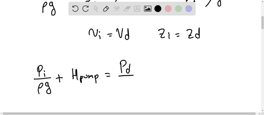 SOLVED: This is a fluid machine question. The pump draws water from a reservoir 4 m below the ...