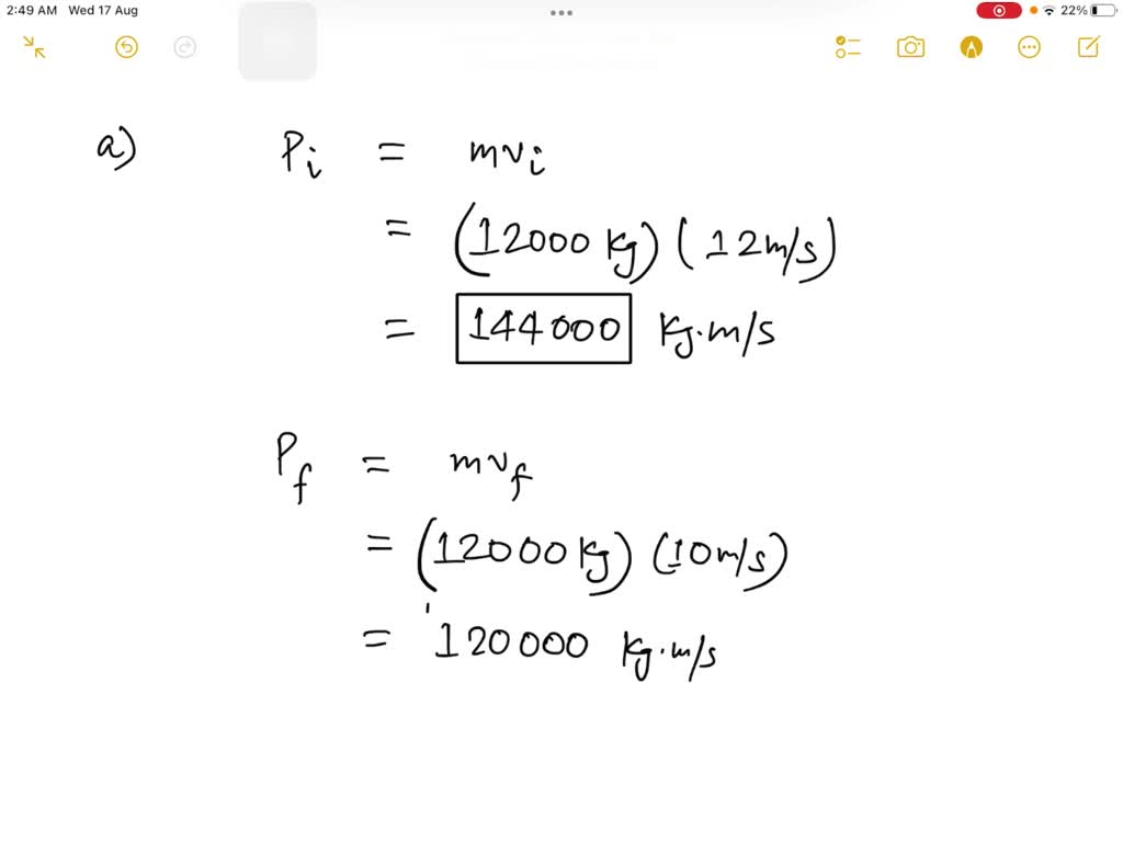 SOLVED: A loaded lorry of mass 12000 kg moves with a velocity of 12 m/s ...