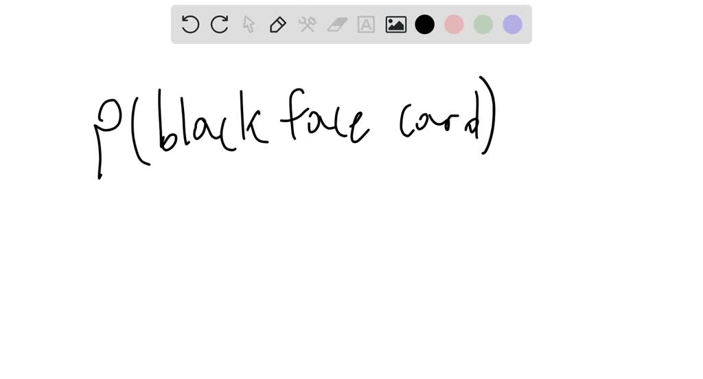SOLVED: Find the probability for the experiment of drawing a card at ...