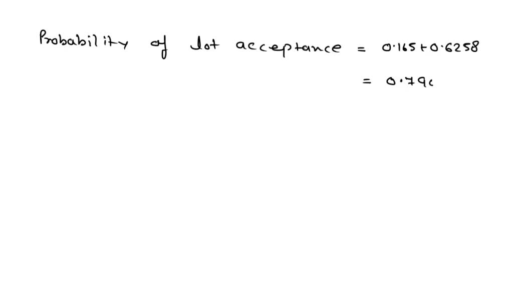 SOLVED: Draw the primary and supplementary OC curves for a double ...