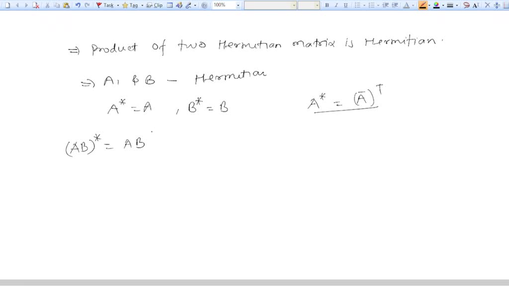 SOLVED: The operator i/dr is Hermitian in the space of functions f(z ...