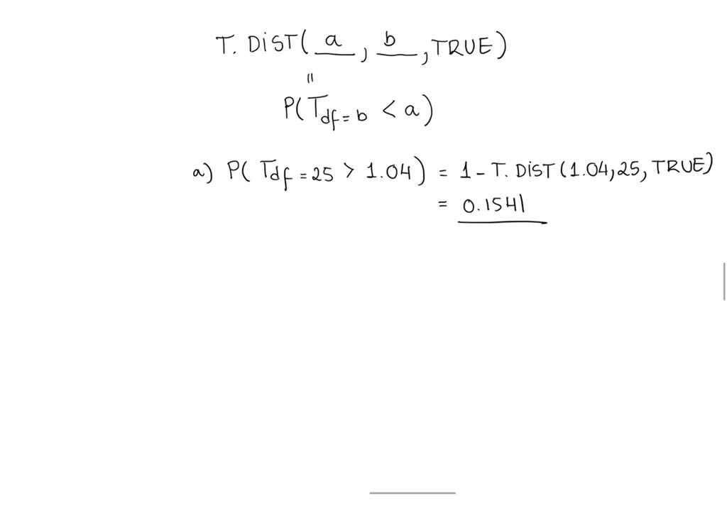 Solved Use Excel To Find The P Value For Each Test Statistic Round Your Answers To 4 Decimal