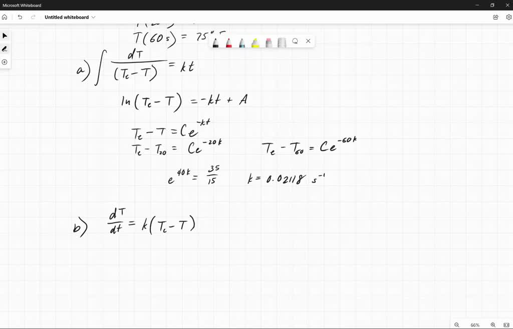 SOLVED: A hot metal bar is submerged in a large reservoir of water whose temperature is 60∘F ...