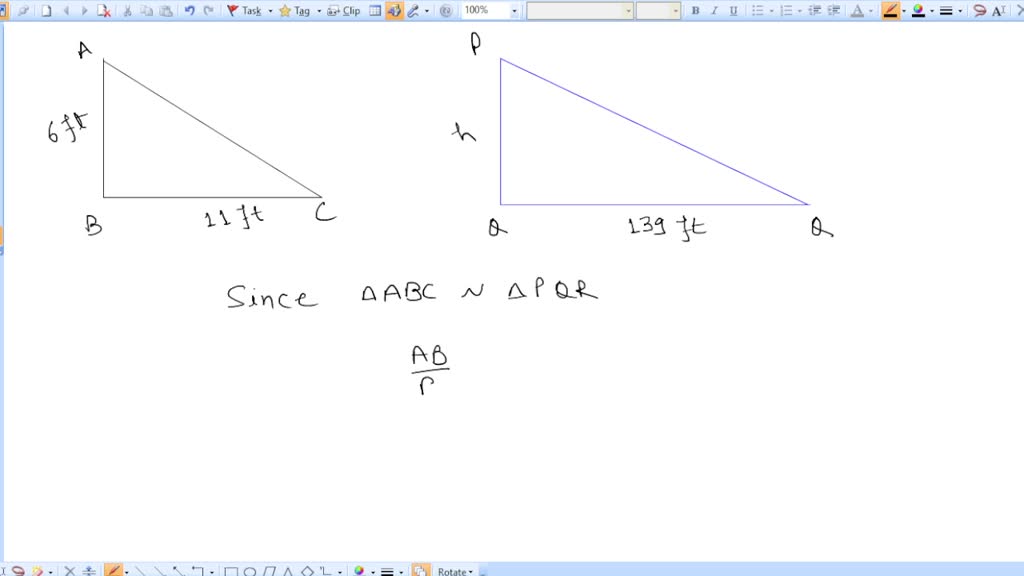SOLVED: A man 6 feet tall casts a shadow that is 11 feet long. A ...