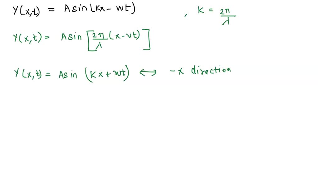 Solved Which Of These Functions Describes A Wave Moving In A Specific