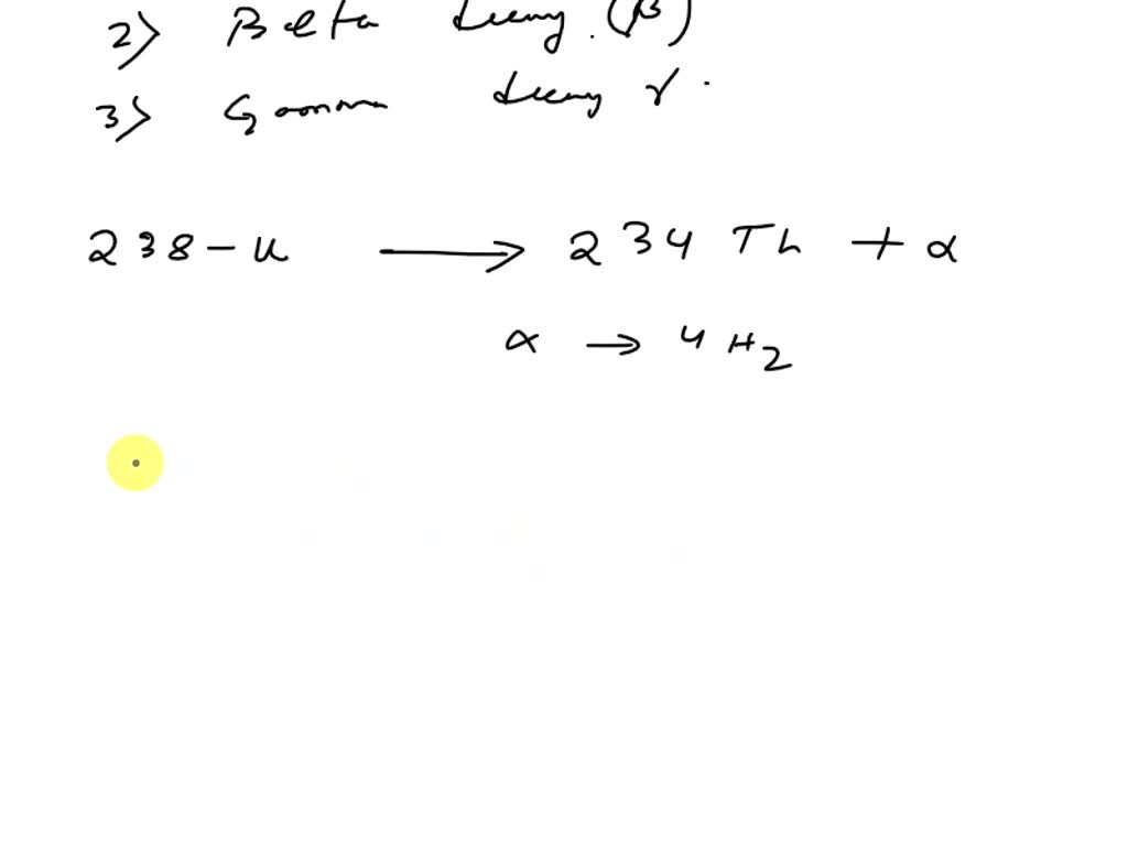 SOLVED: An explanation of the main types of radioactive decay and ...
