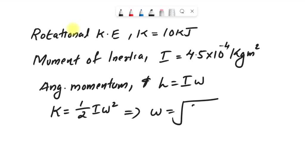 SOLVED: Calculate the angular momentum of the disc whose rotational KE ... SOLVED: Calculate the angular momentum of the disc whose rotational KE ...
