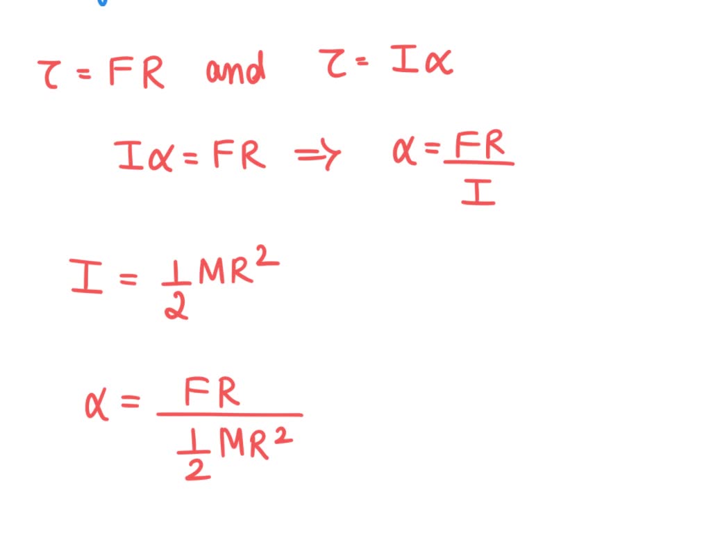 SOLVED: A rope is wrapped around the rim of a large uniform solid disk ...
