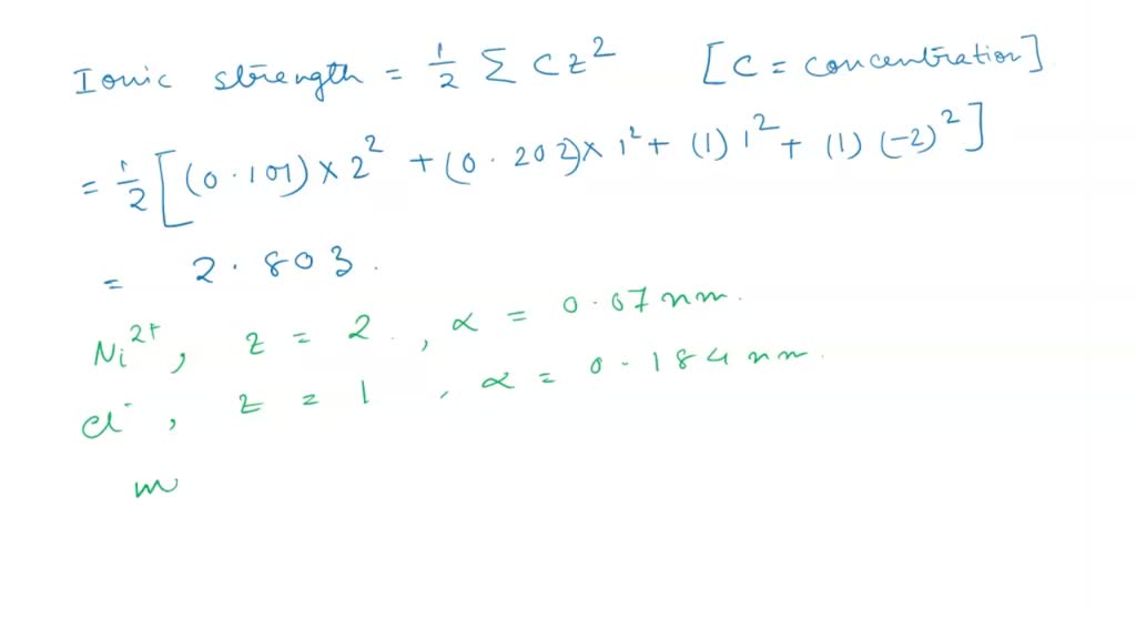 SOLVED: 2) In liter of IM HSO- solution; 12.96 g of NiClz are ...