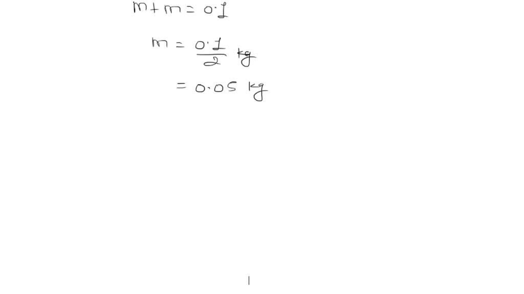 SOLVED: A cracker of mass 100g explodes into two pieces of equal mass ...