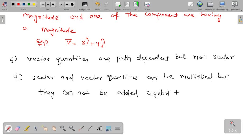 SOLVED: WWhich of the following statements is true? a) A scalar ...