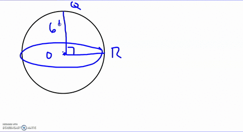 In sphere 0 chord sp is not shown but can be imagined from...