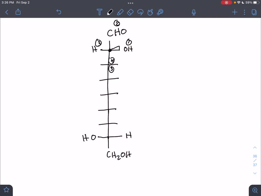 SOLVED: Draw the Fischer projection for an L-ketohexose with the ...