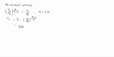 Methane gas is to be compressed from 3 atm to 15 atm using...